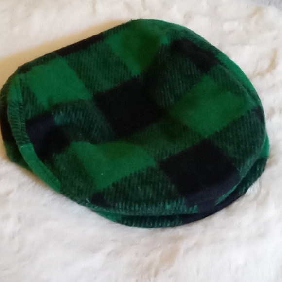 Source Unknown | Accessories | Copy Green And Black Plaid Wool Caps In ...